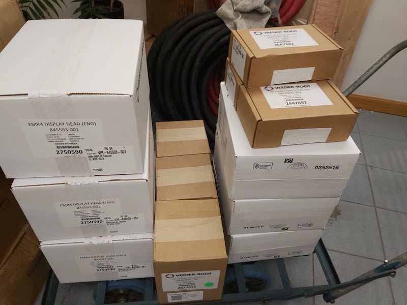 VEEDER-ROOT 0845593 EMR4 DISPLAY HEADS